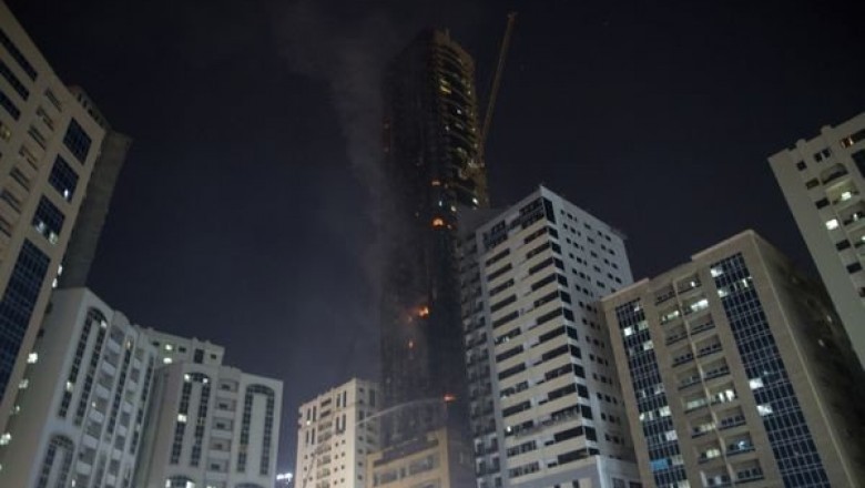 Sharjah: Terrible fire in 48-storey tower | Check Iqama